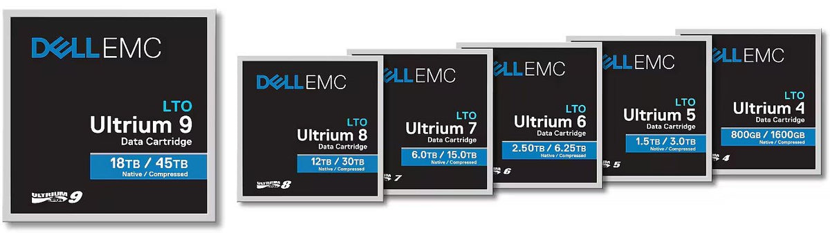 Dell PowerVault LTO Cartridges High-Capacity Data Backup & Archival ...
