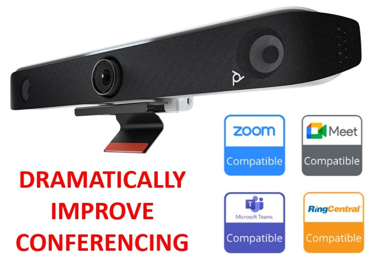 Poly Studio X Series All In One 4K Video Bar Video Conferencing – SourceIT