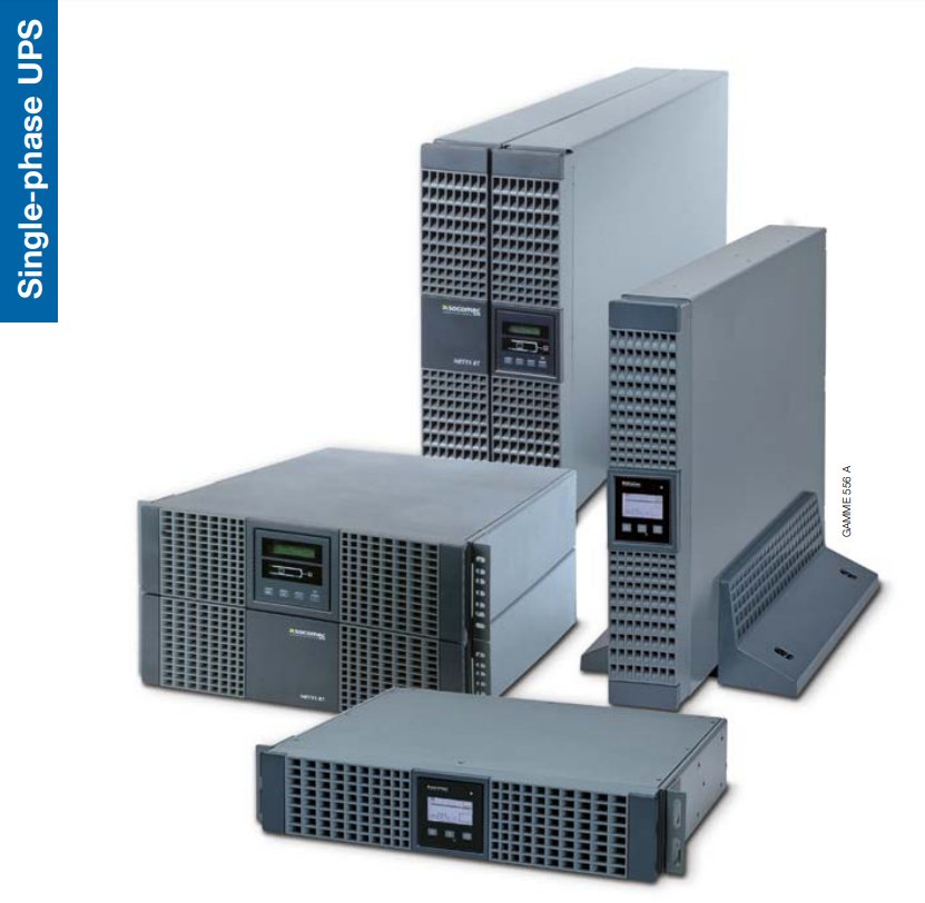 Socomec NETYS RT Series Single-phase Reliable UPS – SourceIT
