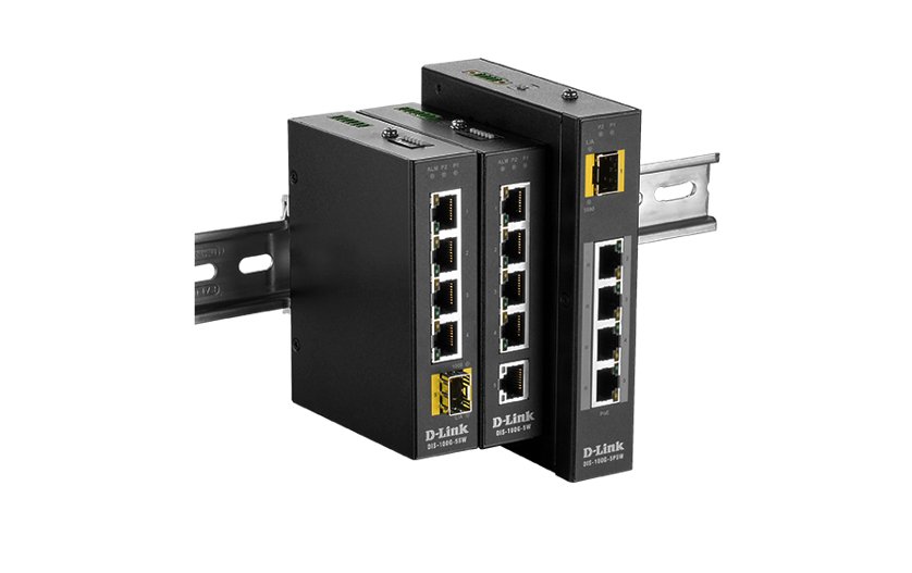D-Link Industrial Gigabit Unmanaged Switch with SFP slot – SourceIT
