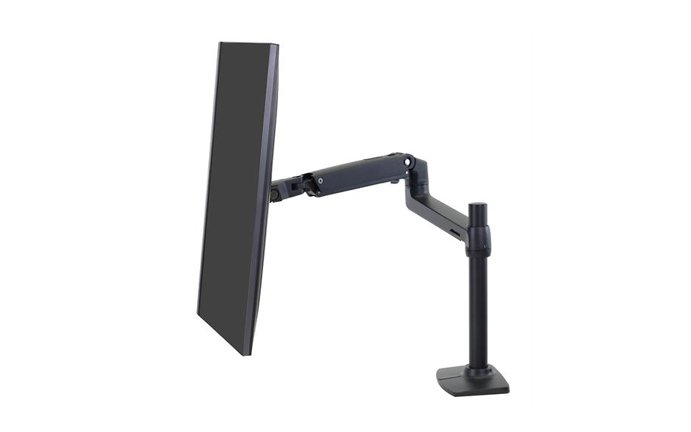 Ergotron LX Desk Monitor Arm, Tall Pole Matte Black (45-537-224) – SourceIT