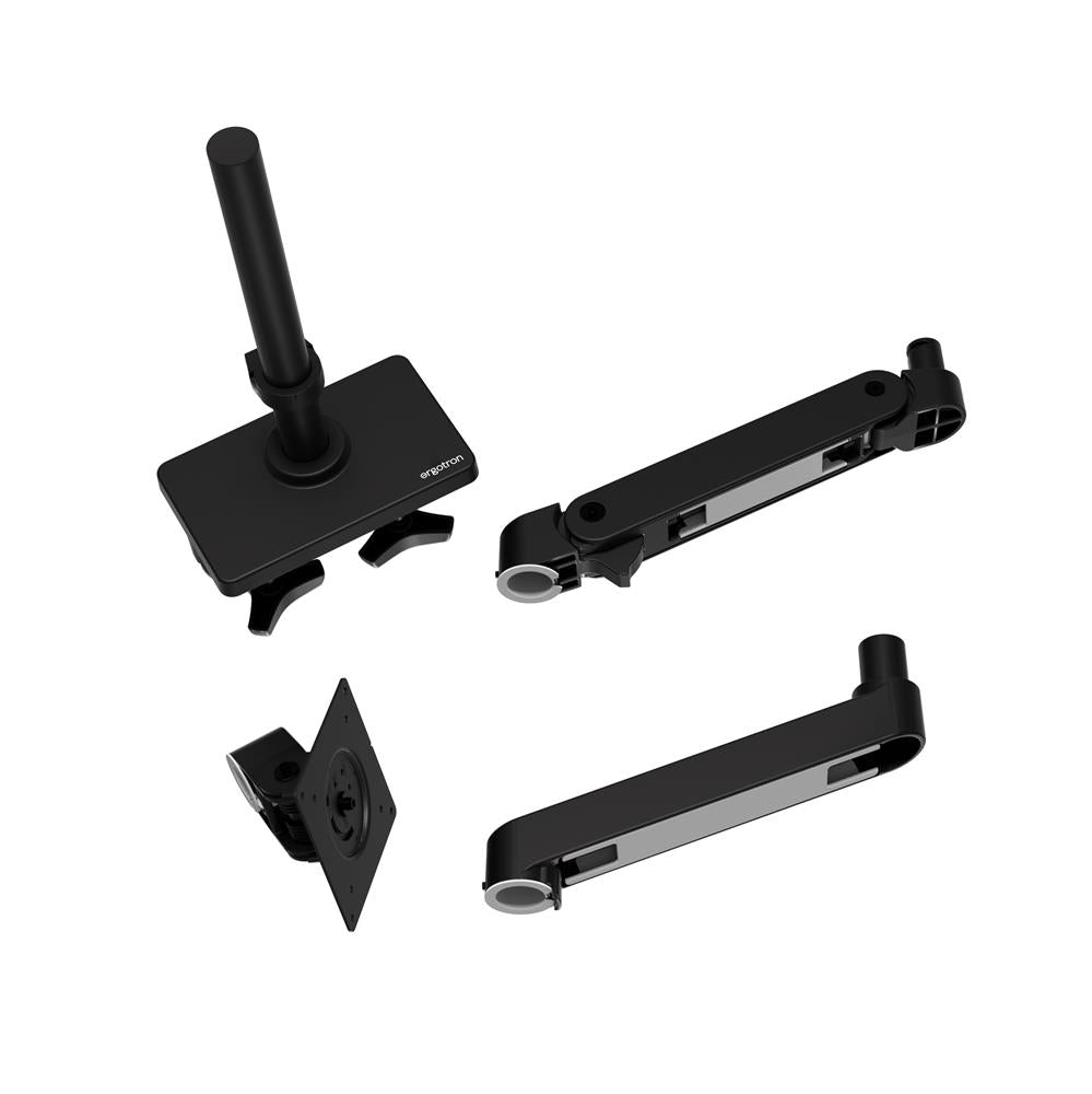 Ergotron LX Pro Desk Monitor Arm, Tall Pole Black – SourceIT