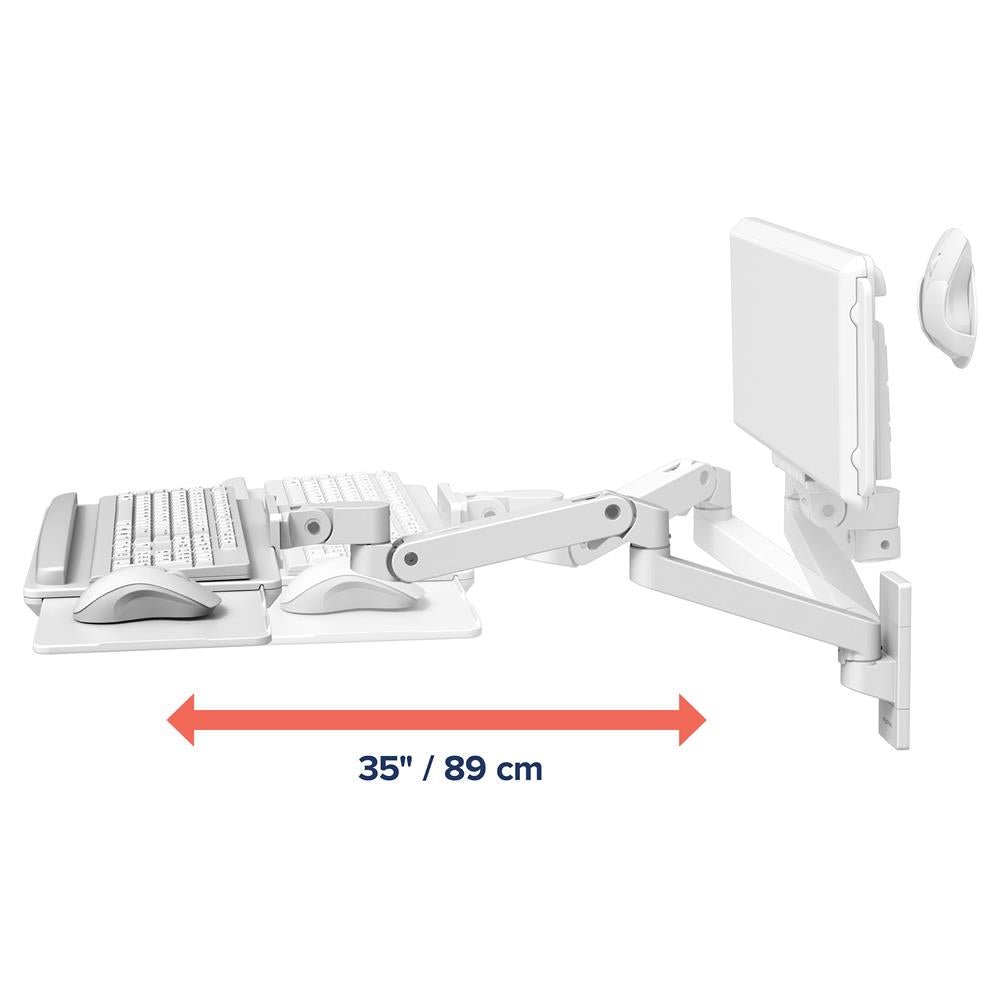 Ergotron LX Pro Wall Keyboard Arm White – SourceIT