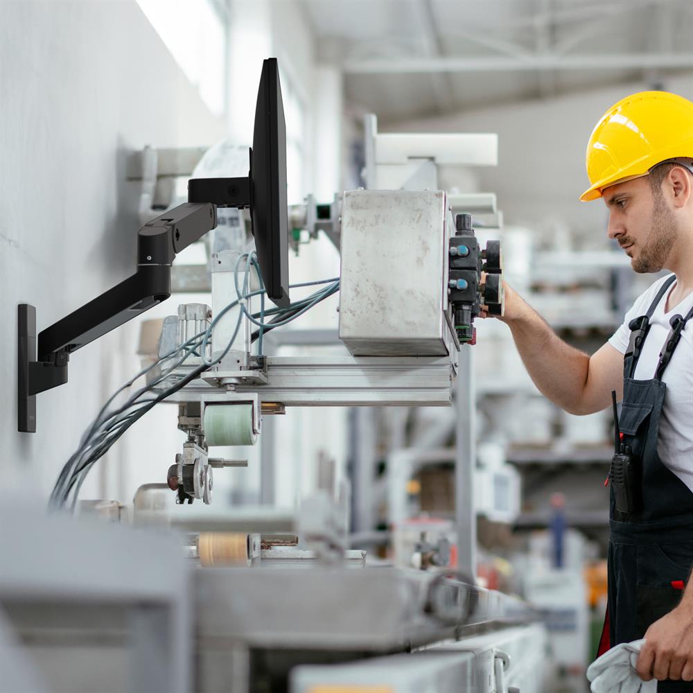 Ergotron LX Pro Wall Monitor Arm Black – SourceIT