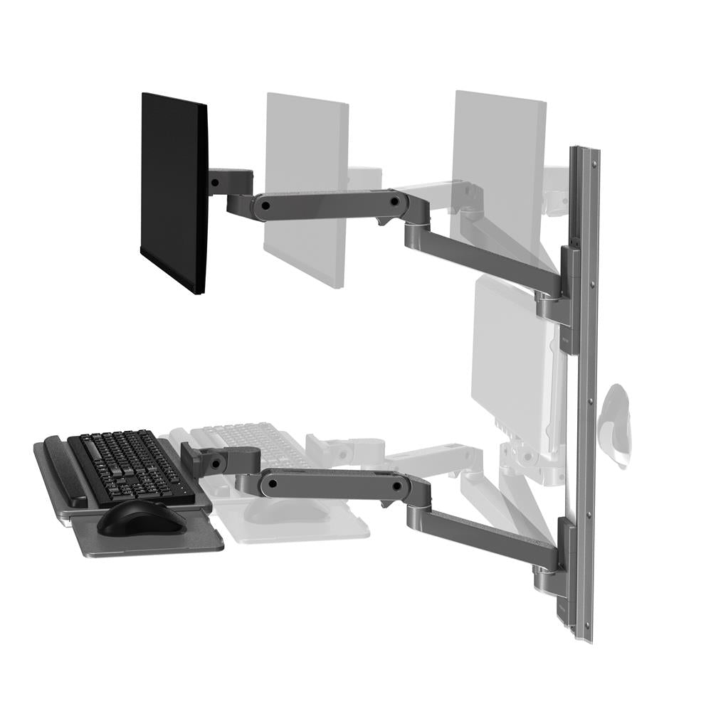 Ergotron LX Pro Wall Mount System Dark Grey – SourceIT