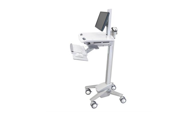 Ergotron StyleView® Cart with LCD Pivot, SV40 (SV40-6300-0) - SourceIT ...