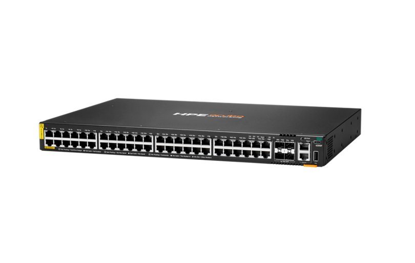 HPE Aruba Networking CX 6200F 48G Class4 PoE 4SFP+ 740W Switch (JL728B ...