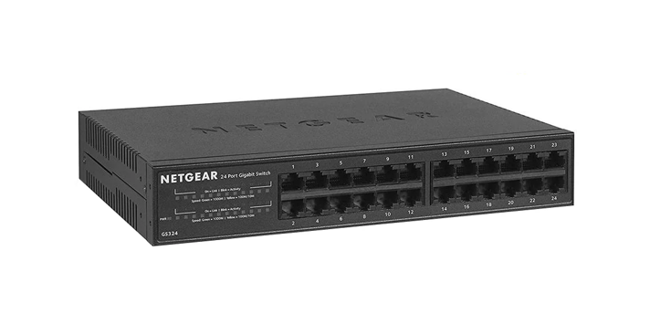 NETGEAR 24-Port Gigabit Ethernet Unmanaged Switch (GS324-200EUS) – SourceIT