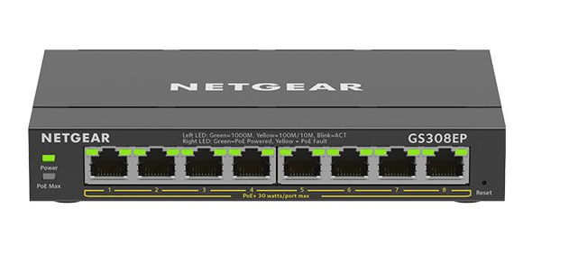 NETGEAR 8 Port Gigabit Ethernet Smart Managed Plus PoE Switch – SourceIT
