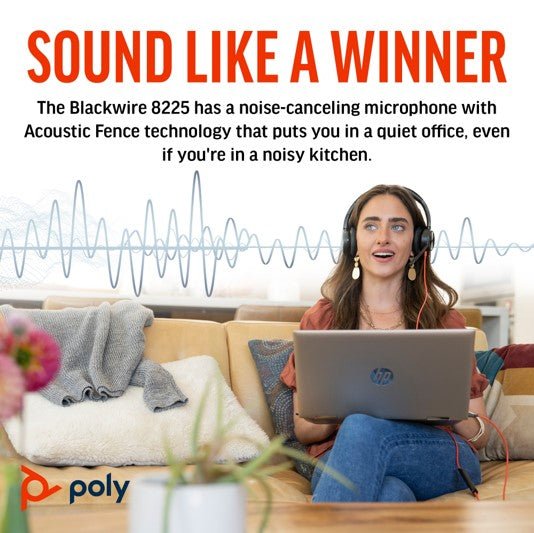 Poly Blackwire 8225 Stereo MS USB-C&A Headset (8X225AA) – SourceIT