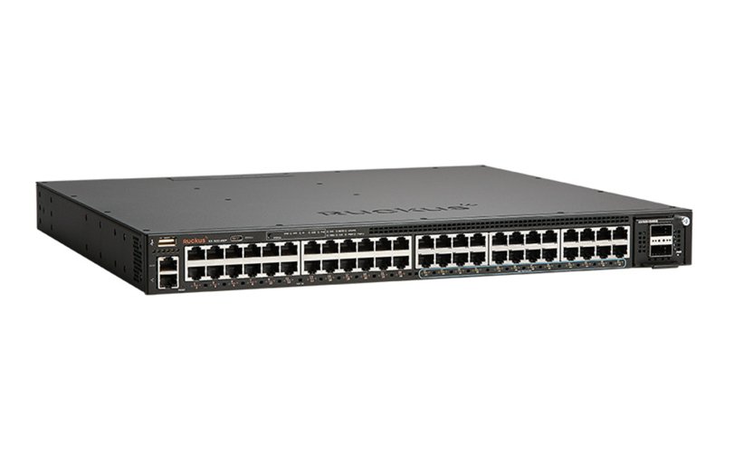 Ruckus 48-Port 1G PoE+ Switch 100G/40G 1PSU Bundle (ICX7650-48ZP-E ...
