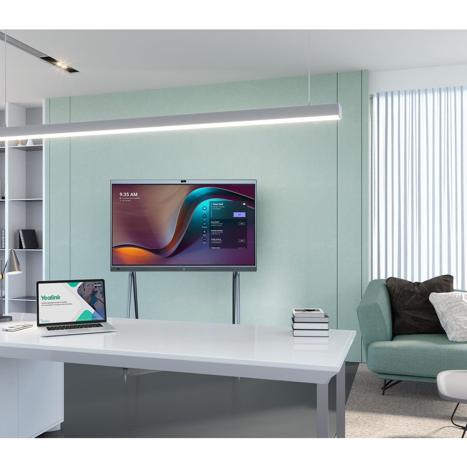 Yealink MeetingBoard 65" UHD 4K LED Touchscreen Display For Zoom Rooms ...