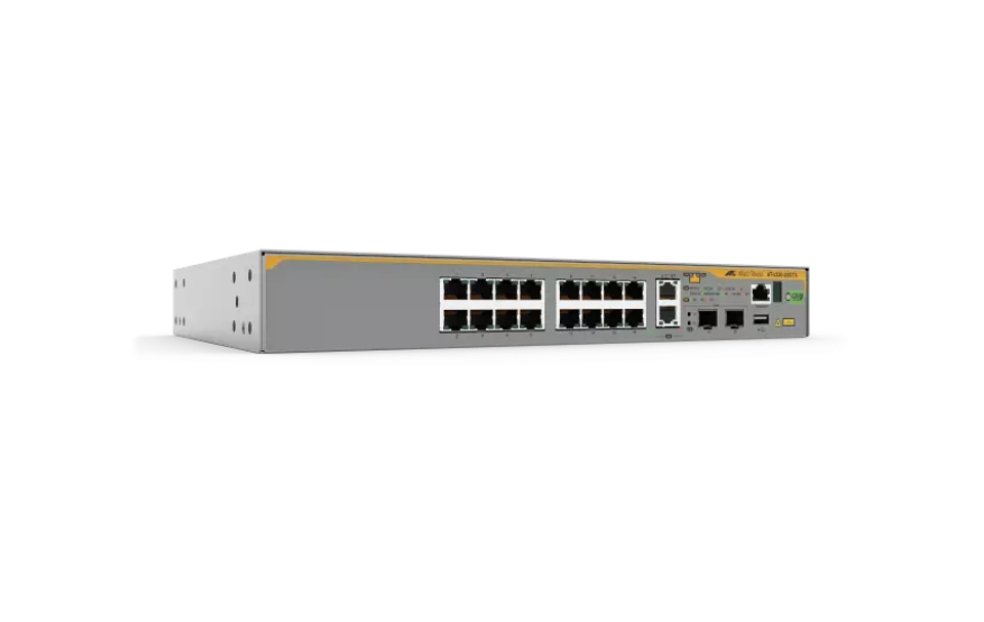 Allied Telesis 16-port 10/100/1000T switch, with 2 x 1/2.5/5/10G copper ...