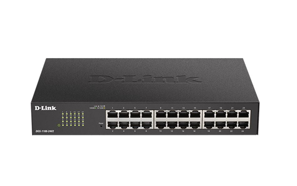 D-Link 24-Port Gigabit Smart Managed Switch (DGS-1100-24V2) – SourceIT
