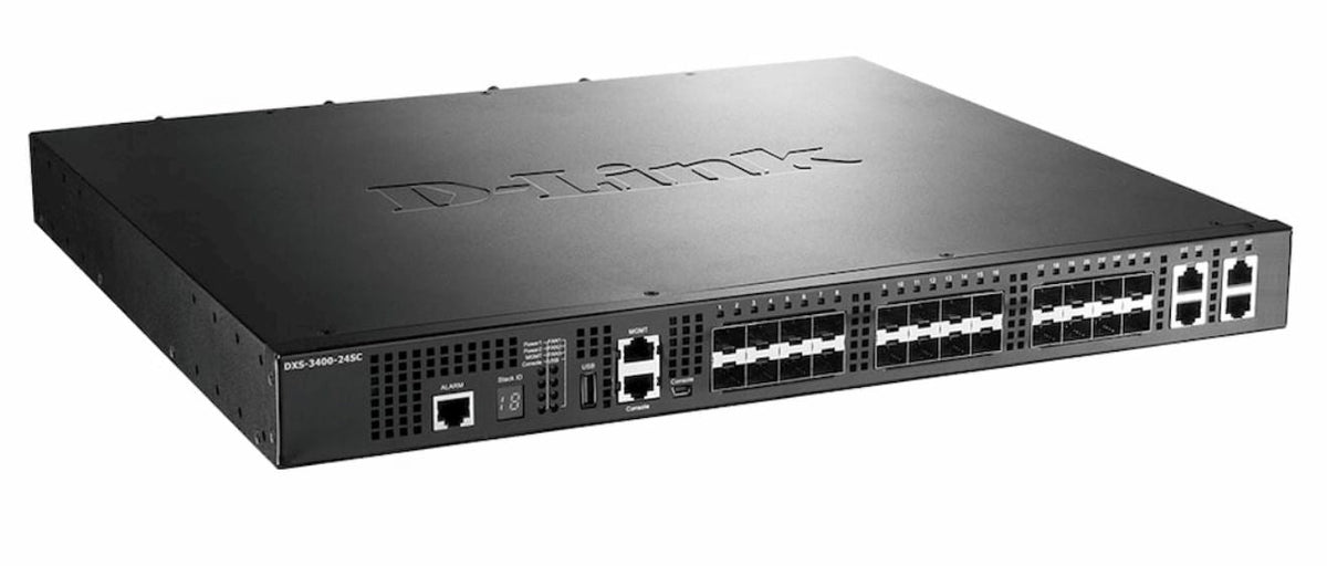 D-Link 24-Port Layer 3 Stackable 10 Gigabit Fiber Managed Switch – SourceIT