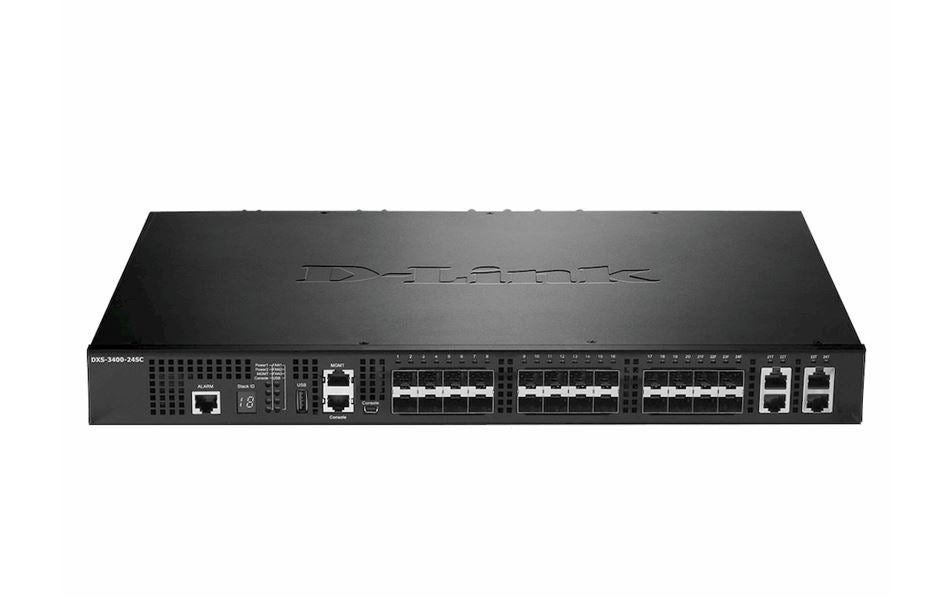 D-Link 24-Port Layer 3 Stackable 10 Gigabit Fiber Managed Switch – SourceIT