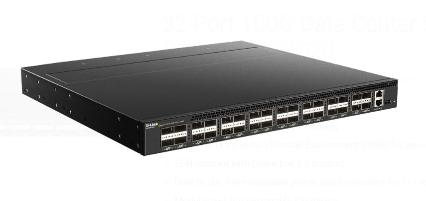 D-Link 32-Port 40G Data Center Switch (DQS-5000-32S) – SourceIT