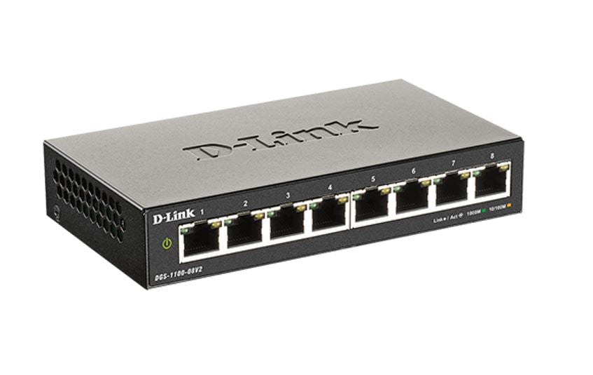 D-Link 8-Port Gigabit Smart Managed Switch – SourceIT