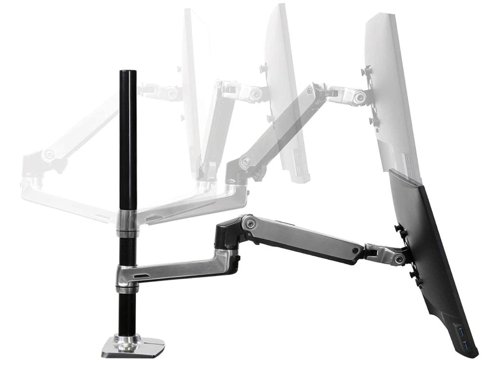 Ergotron LX Dual Desk Mount Stacking Arm for Displays up to 40" Polish ...