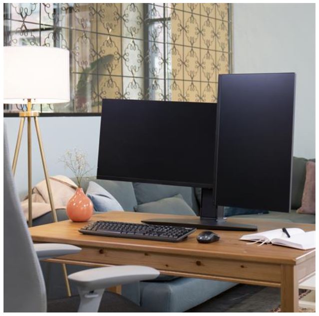 Ergotron Neo-Flex® Dual LCD Monitor Lift Stand (33-396-085) – SourceIT