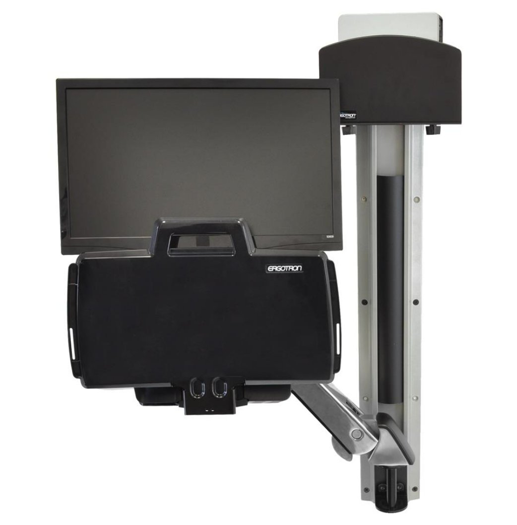 Ergotron StyleView® Sit-Stand Combo System Small CPU holder – SourceIT