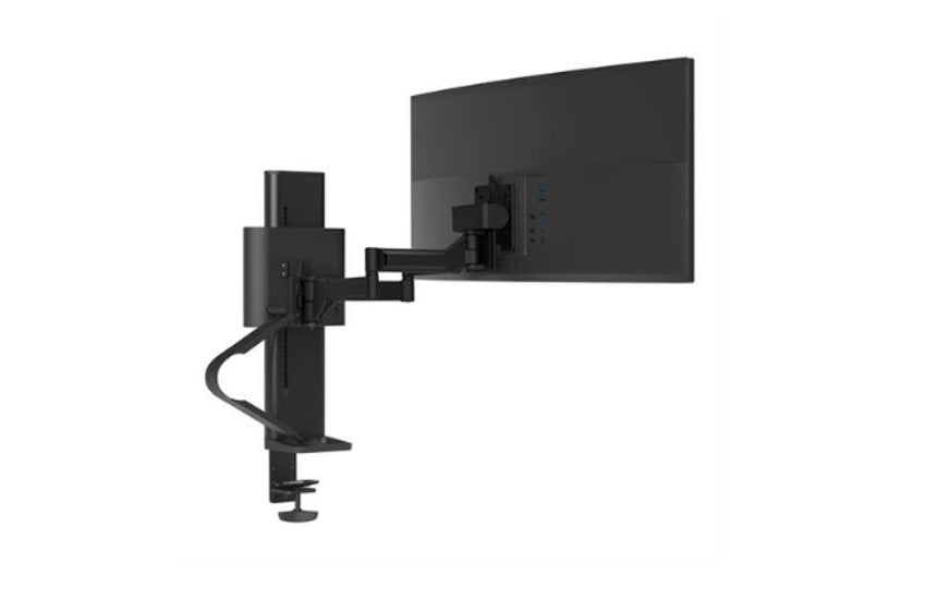 Ergotron TRACE Desktop Monitor Mount for Displays up to 38" Matte Blac ...