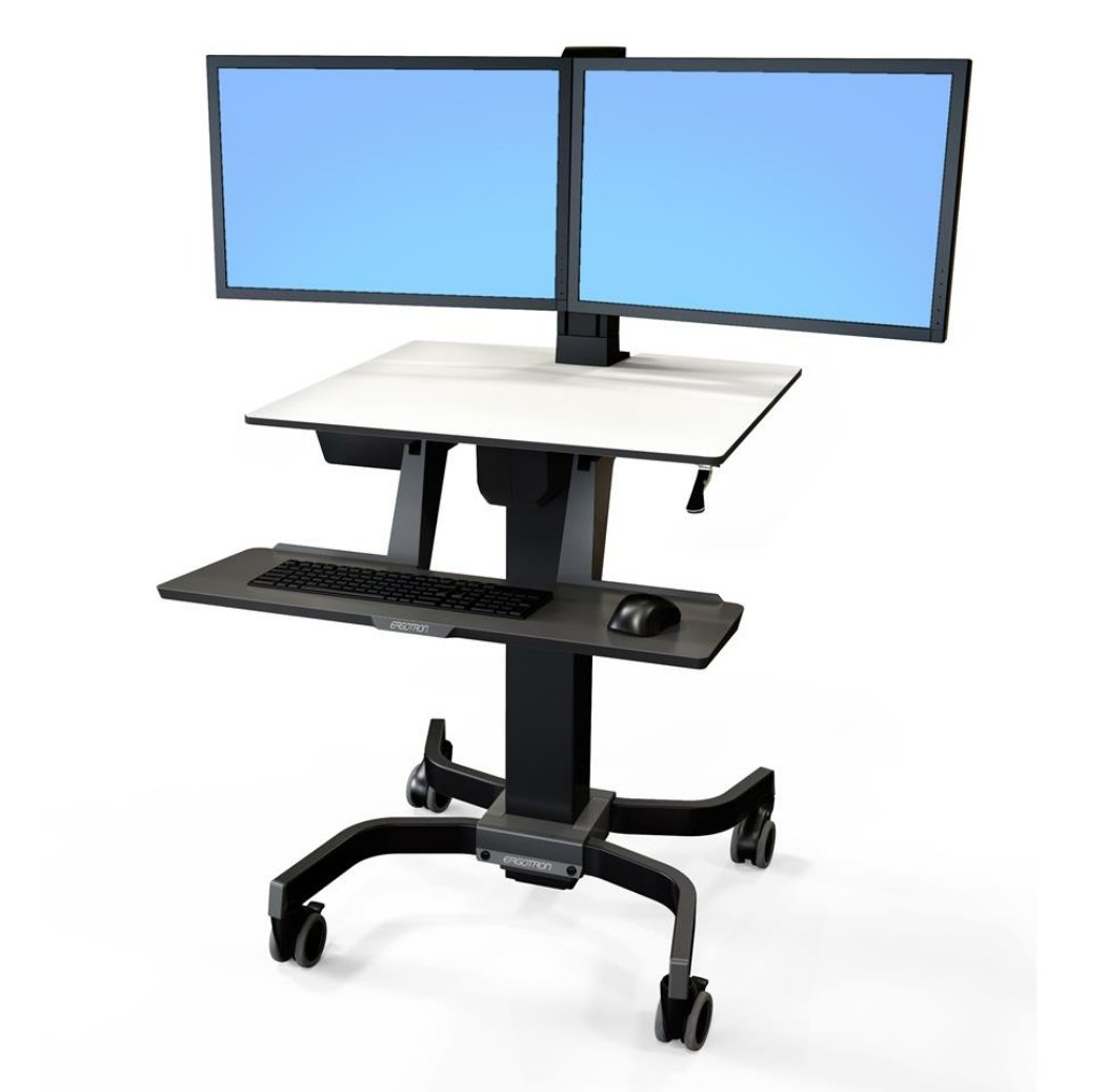 Ergotron WorkFit-C Dual Sit-Stand Workstation – SourceIT