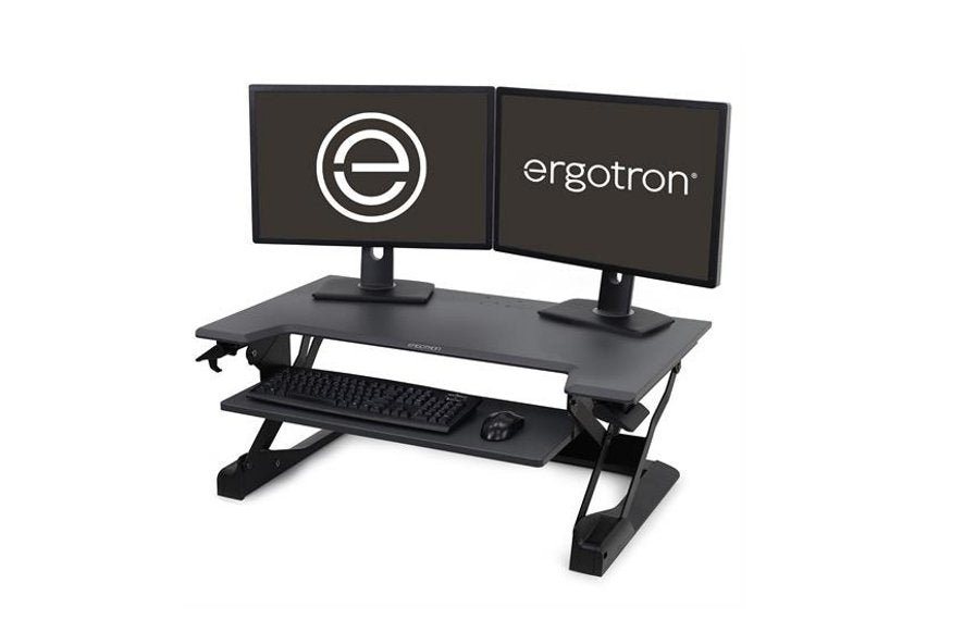 Ergotron WorkFit-TL Sit-Stand Desktop Workstation Black (33-406-085 ...
