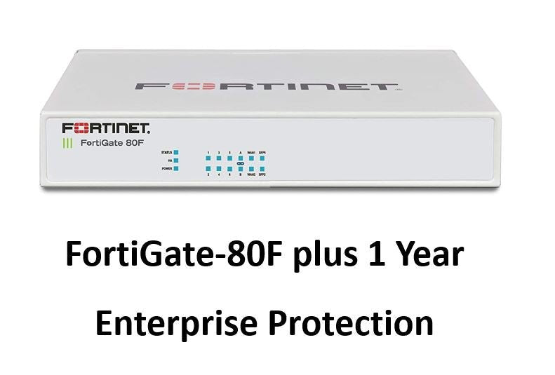 Fortinet FortiGate-80F Hardware + 24x7 FortiCare (FG-80F-BDL-811-12 ...