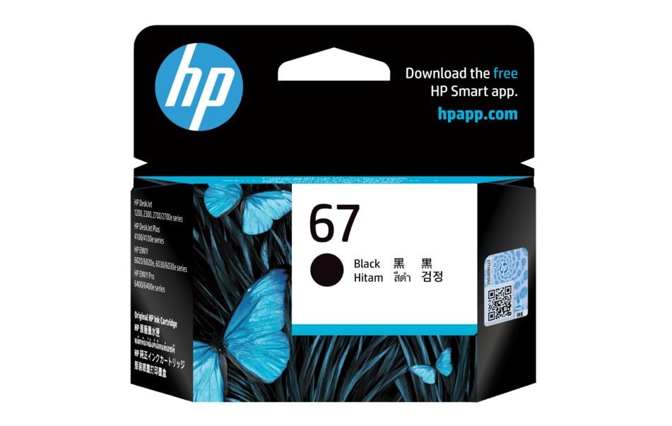 HP 67 Black Original Ink Cartridge – SourceIT