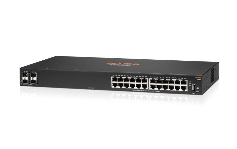 HPE Aruba 6000 24 Port Gigabit Managed Network Switch With SFP – SourceIT