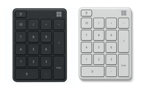 Microsoft Bluetooth Number Pad Black/Glacier (23O-00005) | SourceIT