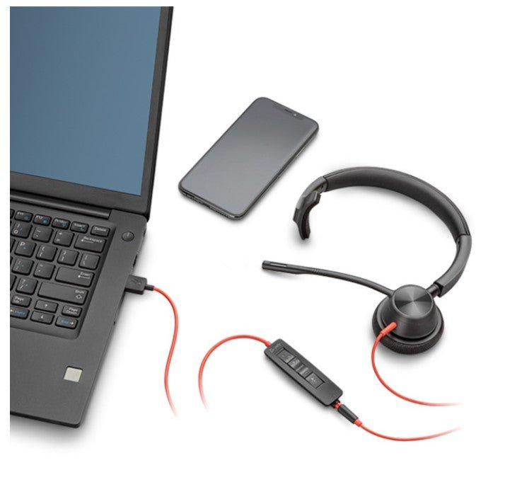 Poly Blackwire 3320 Stereo UC USB-C&A Headset (8X219AA) – SourceIT