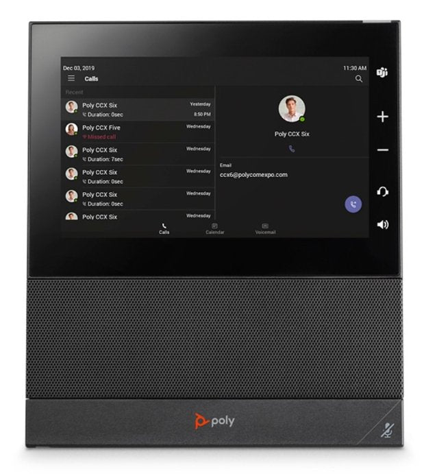 Poly CCX 600 Desktop Business Media IP Phone MS Teams (2200-49770-019 ...