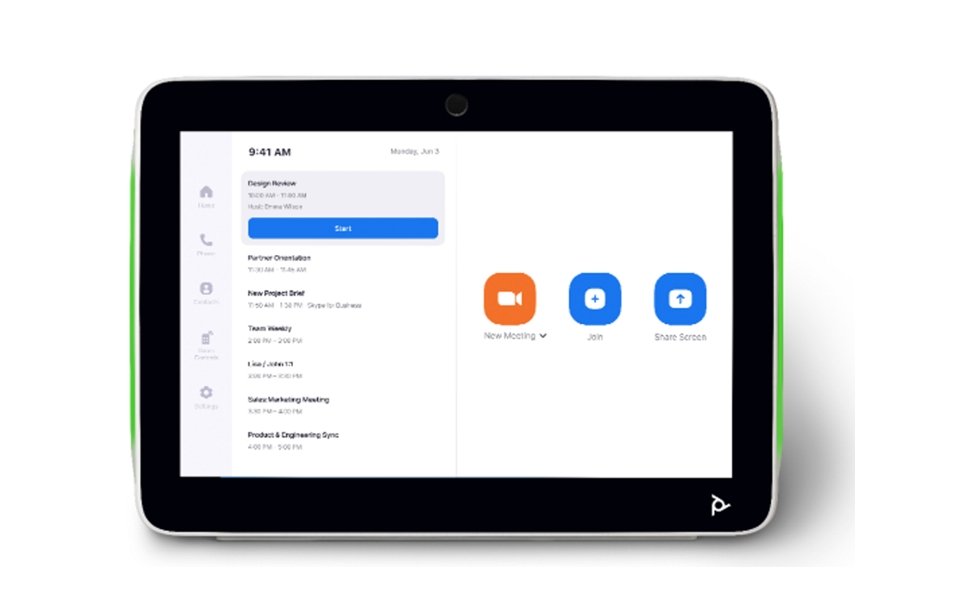 Poly TC10 Standalone 10 inch Room Scheduler Controller Black (875K5AA ...