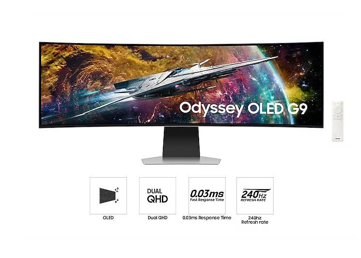 Samsung 49” Odyssey OLED G9 G95SC Gaming Monitor (LS49CG954SEXXS ...